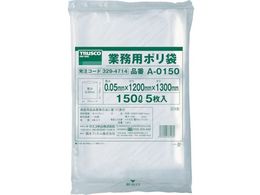 TRUSCO 業務用ポリ袋 厚み0.05×150L (5枚入) A-0150 3294714が2,059円 通販【ココデカウ（エディオングループ）】