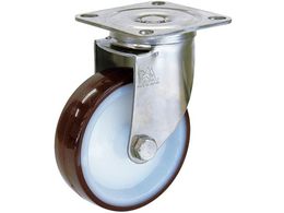 シシク ステンレスキャスター 自在ウレタン車輪付 SUNJ-125-POTH 3535789が9,004円【ココデカウ】