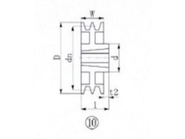 EVN ブッシングプーリー SPZ 200mm 溝数2 SPZ200-2 3807002が5,831円 通販【ココデカウ（エディオングループ）】