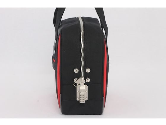 SANEI 帆布メール用ボストン(SS)SED-1錠付 赤 BTSS-SED-02 1141891が