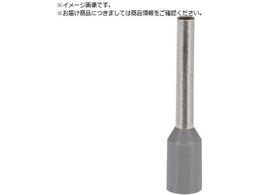 PANDUIT 絶縁付フェルール端子 SingleWire DIN規格 AWG18 グレー 500本入 FSD76-10-D FSD76-10 ...